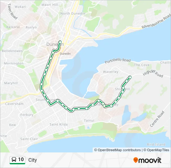 10 Route: Schedules, Stops & Maps - City (Updated)