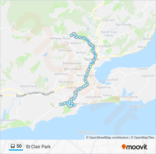 50 Route: Schedules, Stops & Maps - St Clair Park (Updated)