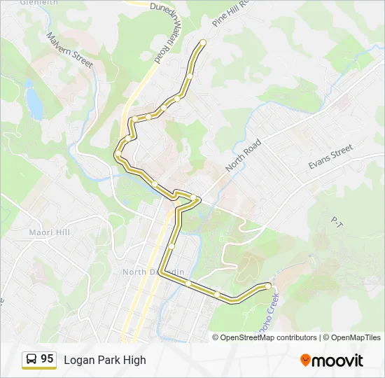 95 Route: Schedules, Stops & Maps - Logan Park High (Updated)