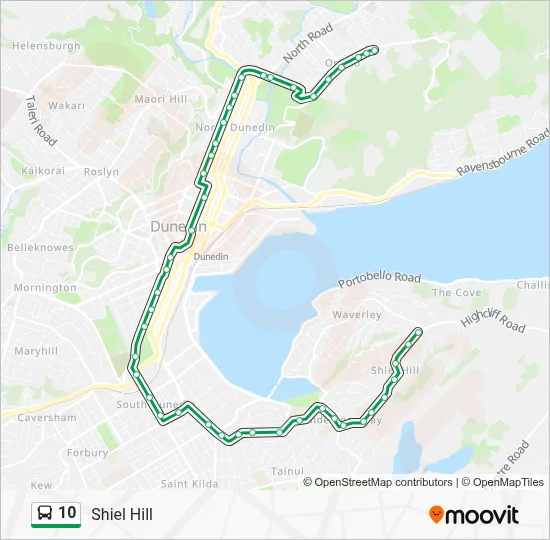 10 Route: Schedules, Stops & Maps - Shiel Hill (Updated)