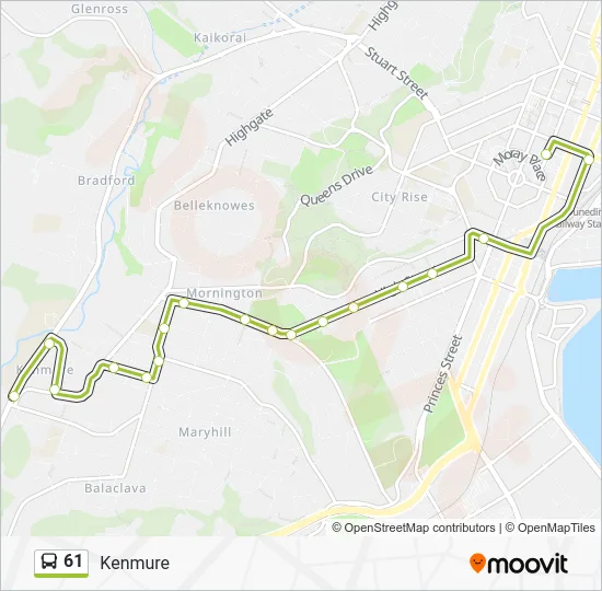61 Route: Schedules, Stops & Maps - Kenmure (Updated)