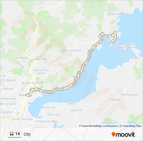 14 Route: Schedules, Stops & Maps - City (Updated)