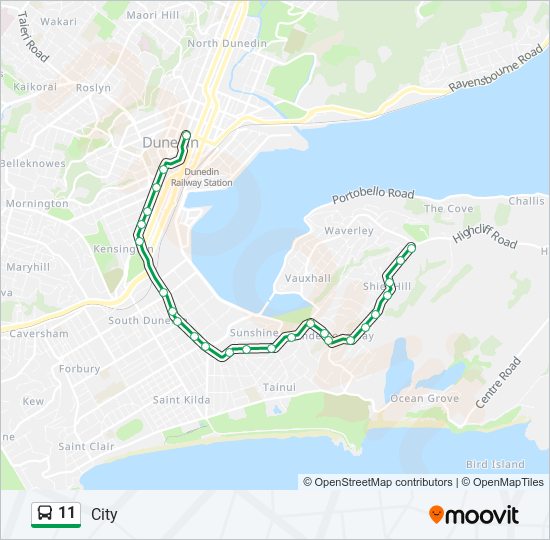 11 Route: Schedules, Stops & Maps - City (Updated)