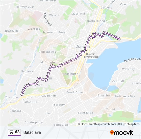 63 Route: Schedules, Stops & Maps - Balaclava (Updated)