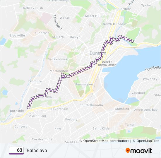 63 Route: Schedules, Stops & Maps - Balaclava (Updated)