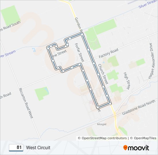 81 Route: Schedules, Stops & Maps - West Circuit (Updated)