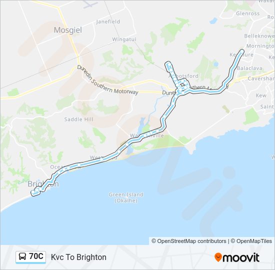 70C Route: Schedules, Stops & Maps - Kvc To Brighton (Updated)