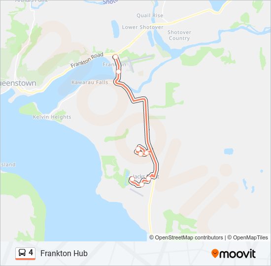 4 Route: Schedules, Stops & Maps - Frankton Hub (Updated)