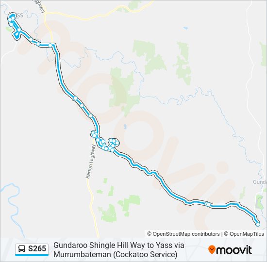 s265 Route: Schedules, Stops & Maps - Sutton Rd (Updated)