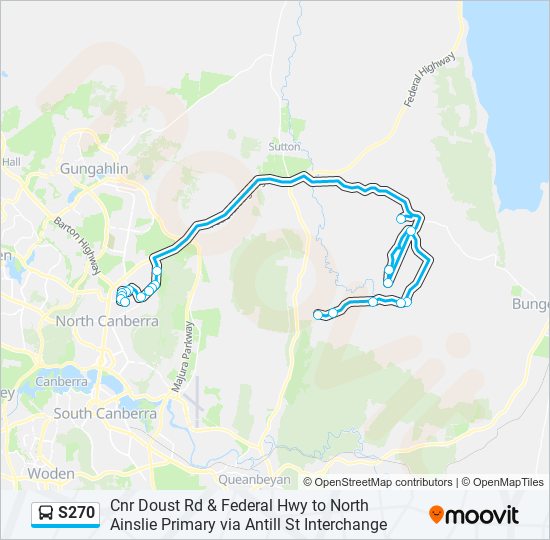 s270 Route: Schedules, Stops & Maps - Wamboin (Updated)