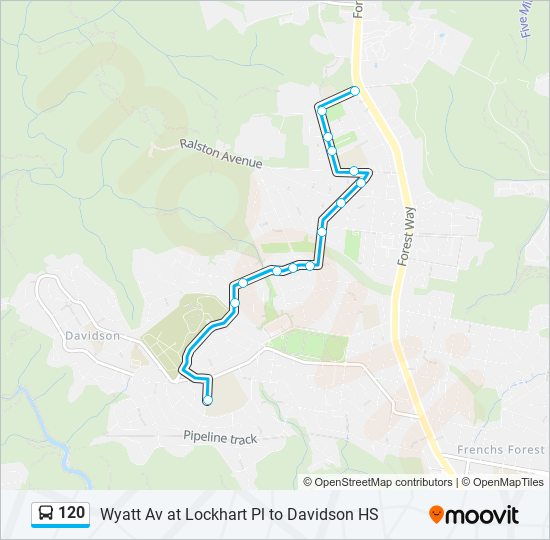 120 Route: Schedules, Stops & Maps - Davidson High School (Updated)