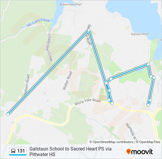 131 Route: Schedules, Stops & Maps - Sacred Heart School (Updated)