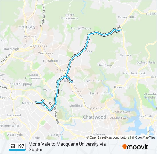 197 Route: Schedules, Stops & Maps - Austlink (Updated)