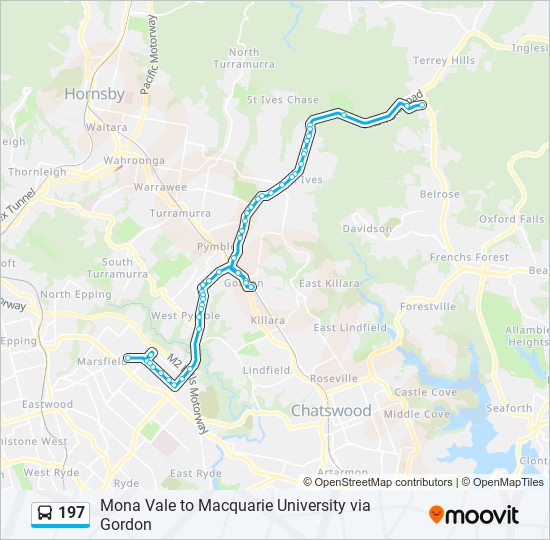 197 Route: Schedules, Stops & Maps - Austlink (Updated)