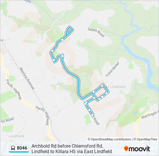 8046 Route: Schedules, Stops & Maps - Killara High School (Updated)