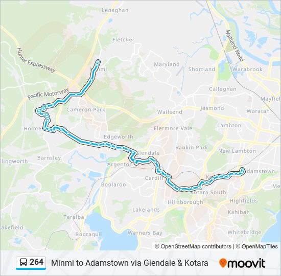 264 Route: Schedules, Stops & Maps - St Pius X HS (Updated)