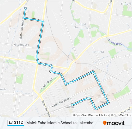 s112 Route: Schedules, Stops & Maps - Lakemba (Updated)