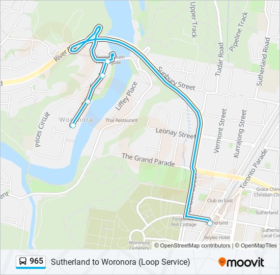 965 Route: Schedules, Stops & Maps - Prices Circuit, near Boomi Pl ...
