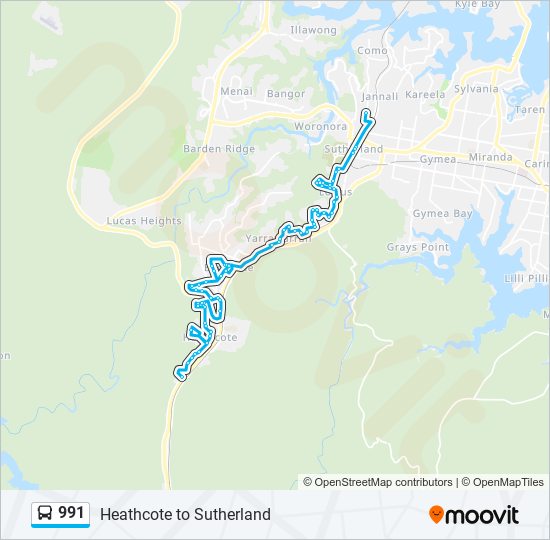 991 Route: Schedules, Stops & Maps - Garvan Rd near Patterson Rd (Updated)