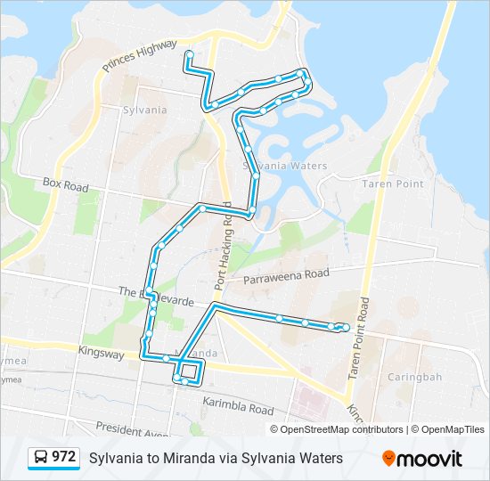 972 Route: Schedules, Stops & Maps - Endeavour High School (Updated)