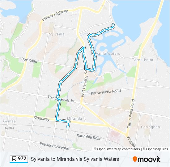 972 Route: Schedules, Stops & Maps - Evelyn & Belgrave (Updated)