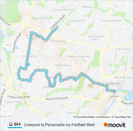 804 Route: Schedules, Stops & Maps - Bonnyrigg T-Way Stn - To ...