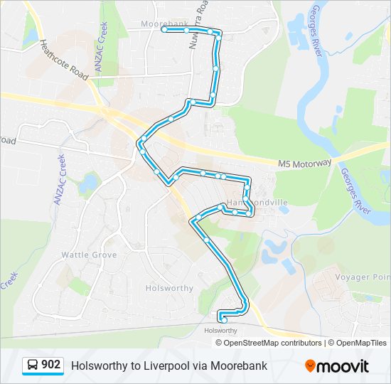 902 Route: Schedules, Stops & Maps - Maddecks Av at Metcalfe Av (Updated)