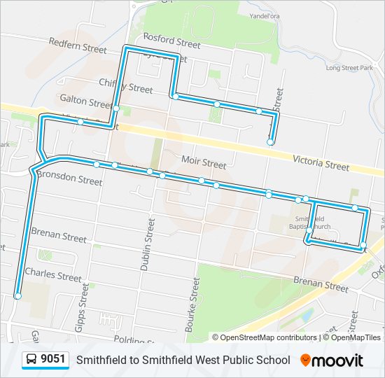 9051 Route: Schedules, Stops & Maps - Smithfield West PS (Updated)