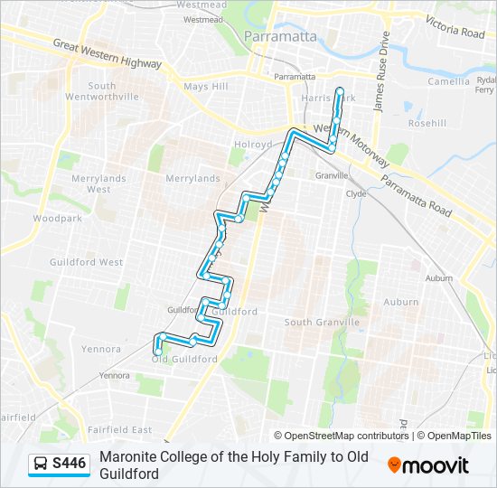 s446 Route: Schedules, Stops & Maps - Springfield Park (Updated)