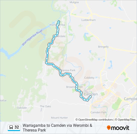 32 Route: Schedules, Stops & Maps - Weir Rd opp Seventh St (Updated)