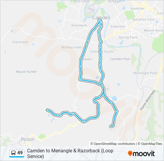 49 Route: Schedules, Stops & Maps - John St before Argyle St (Updated)