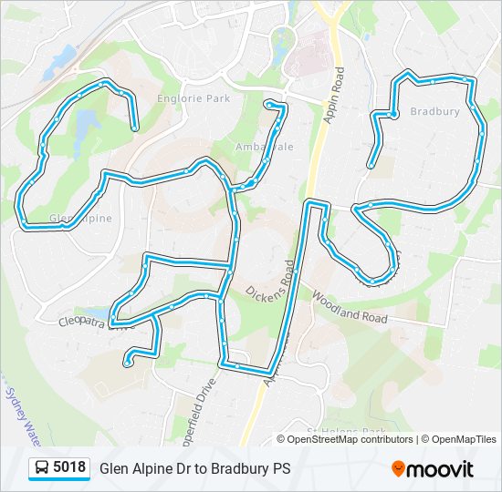 5018 Route: Schedules, Stops & Maps - Bradbury PS (Updated)