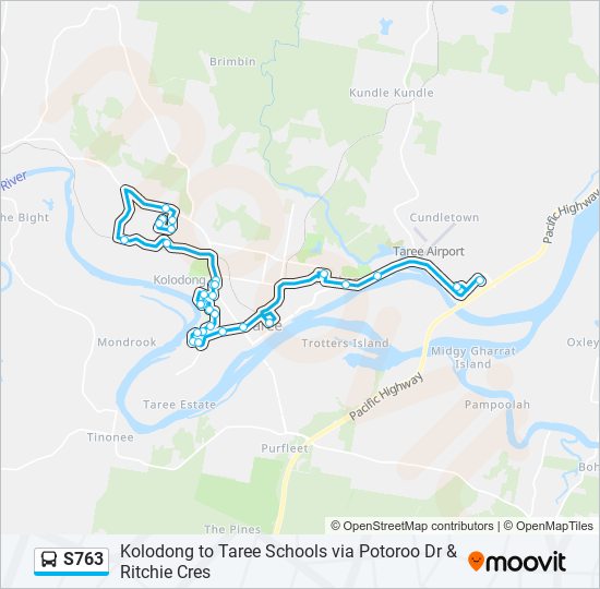 s763 Route: Schedules, Stops & Maps - Potoroo Dr (Updated)