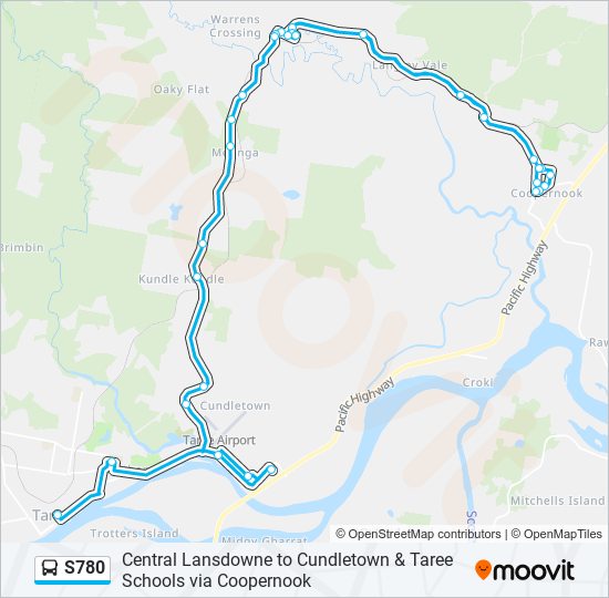 s780 Route: Schedules, Stops & Maps - Coopernook (Updated)