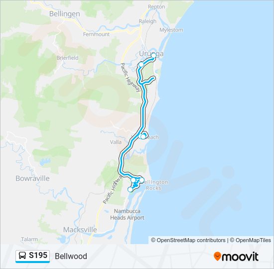 s195 Route: Schedules, Stops & Maps - Bellwood (Updated)