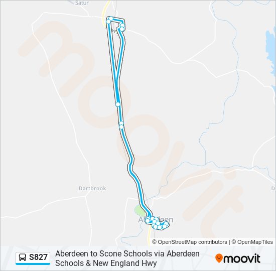 s827 Route: Schedules, Stops & Maps - Scone Schools (Updated)