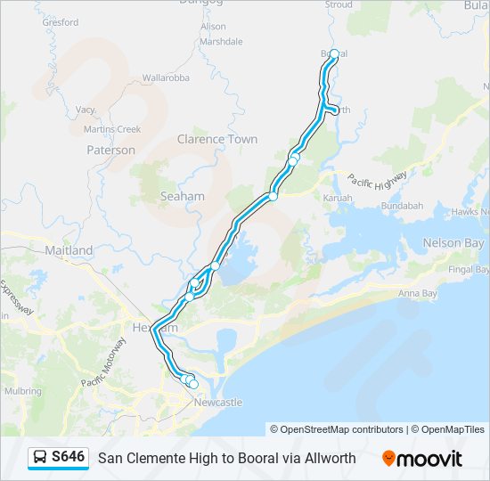 s646 Route: Schedules, Stops & Maps - Heatherbrae (Updated)