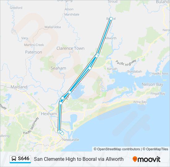s646 Route: Schedules, Stops & Maps - Heatherbrae (Updated)