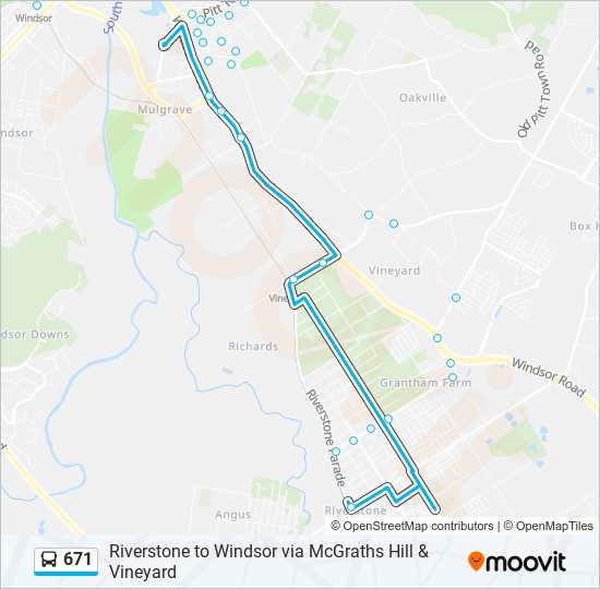 671 Route: Schedules, Stops & Maps - Riverstone (Updated)
