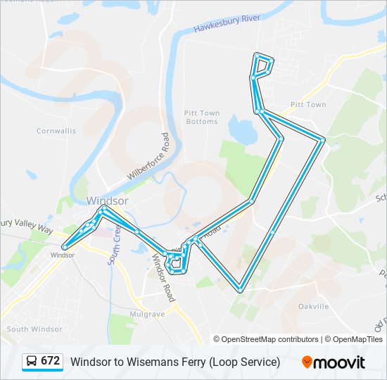 672 Route: Schedules, Stops & Maps - Windsor (Updated)