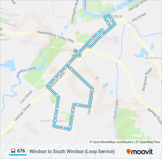 676 Route: Schedules, Stops & Maps - Windsor (Updated)