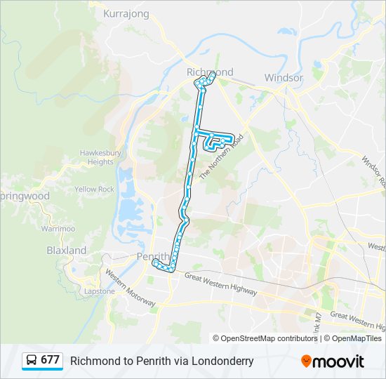 677 Route: Schedules, Stops & Maps - Penrith (Updated)