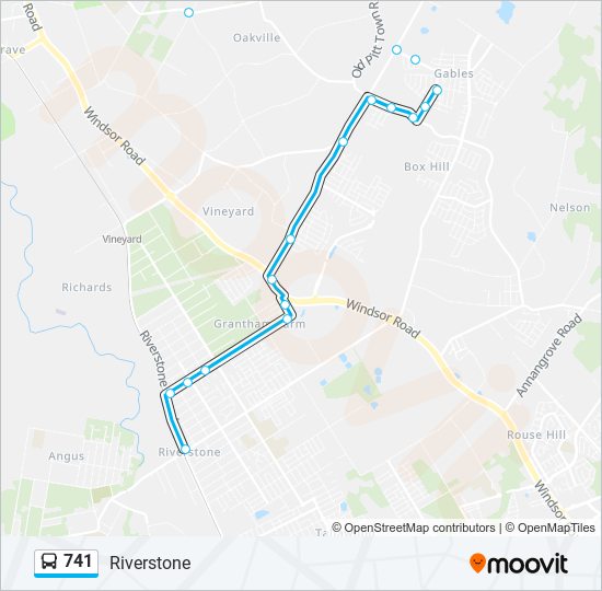 741 Route: Schedules, Stops & Maps - Riverstone (Updated)