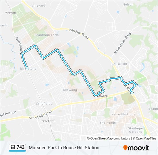 742 Route: Schedules, Stops & Maps - Riverstone (Updated)