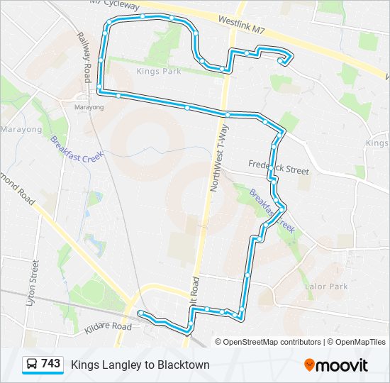 743 Route: Schedules, Stops & Maps - Kings Langley (Updated)