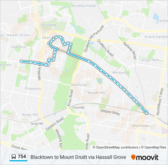 754 Route: Schedules, Stops & Maps - Plumpton (Updated)
