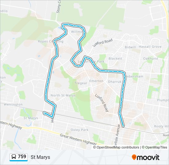 759 Route: Schedules, Stops & Maps - St Marys (Updated)