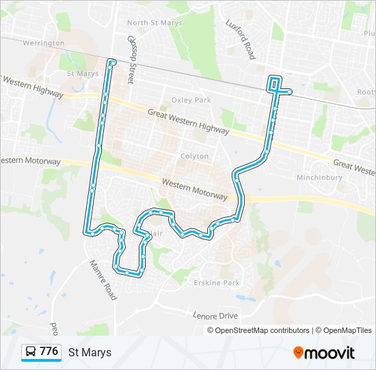 776 Route: Schedules, Stops & Maps - St Marys (Updated)