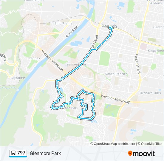 797 Route: Schedules, Stops & Maps - Glenmore Park (Updated)