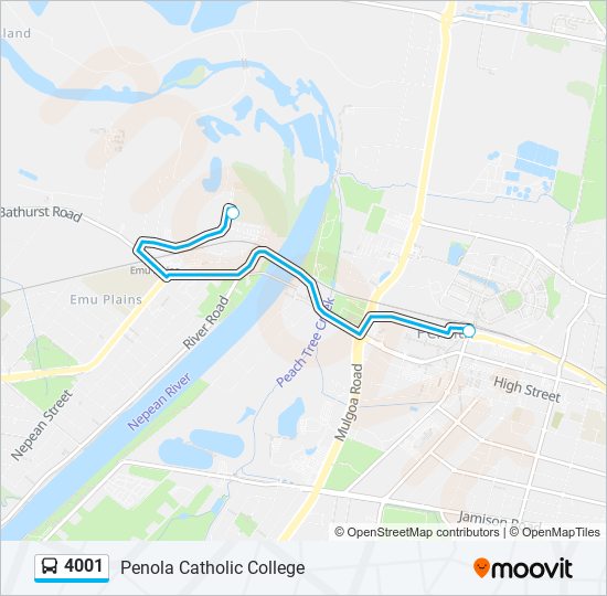 4001 Route: Schedules, Stops & Maps - Penola Catholic College (Updated)
